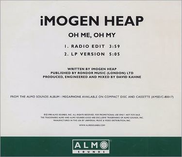 Imogen Heap - Oh Me, Oh My (Single) - Reviews - Album of The Year