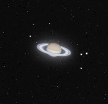 Celestial Void - A View Of the Rings Of Saturn From a Capsule Hurtling ...