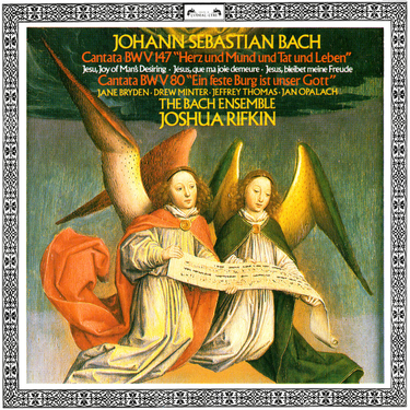 The Bach Ensemble, Joshua Rifkin, Jane Bryden, Drew Minter, Jeffrey ...