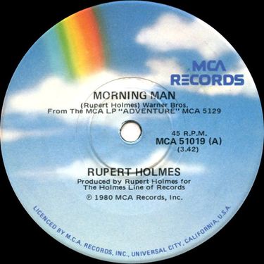 Rupert Holmes - Morning Man (Single) - Reviews - Album of The Year