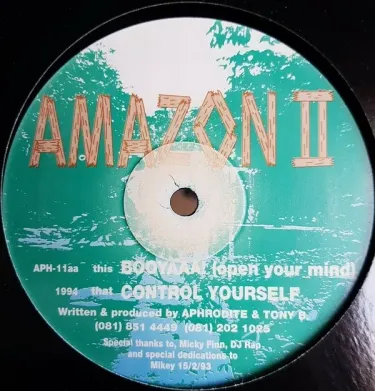 Amazon II - Booyaaa! (Open Your Mind) / Control Yourself - Reviews ...