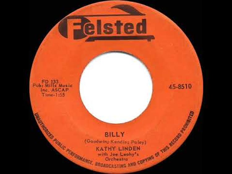 Kathy Linden - Billy - Reviews - Album of The Year