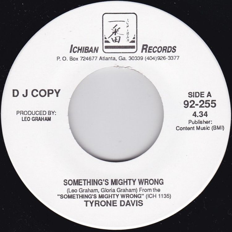 Tyrone Davis - Something's Mighty Wrong / Let Me Love You - Reviews ...