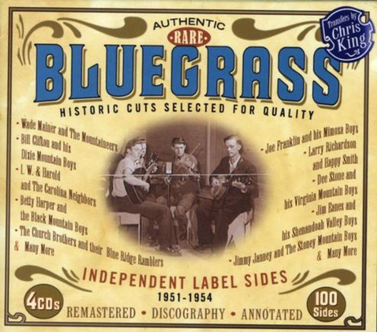 Various Artists - Bluegrass: Independent Label Sides 1951-1954 ...