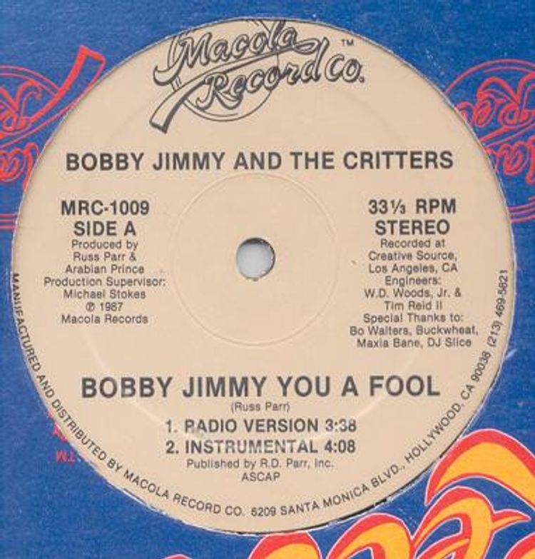 Bobby Jimmy and The Critters - Bobby Jimmy You A Fool (Single ...