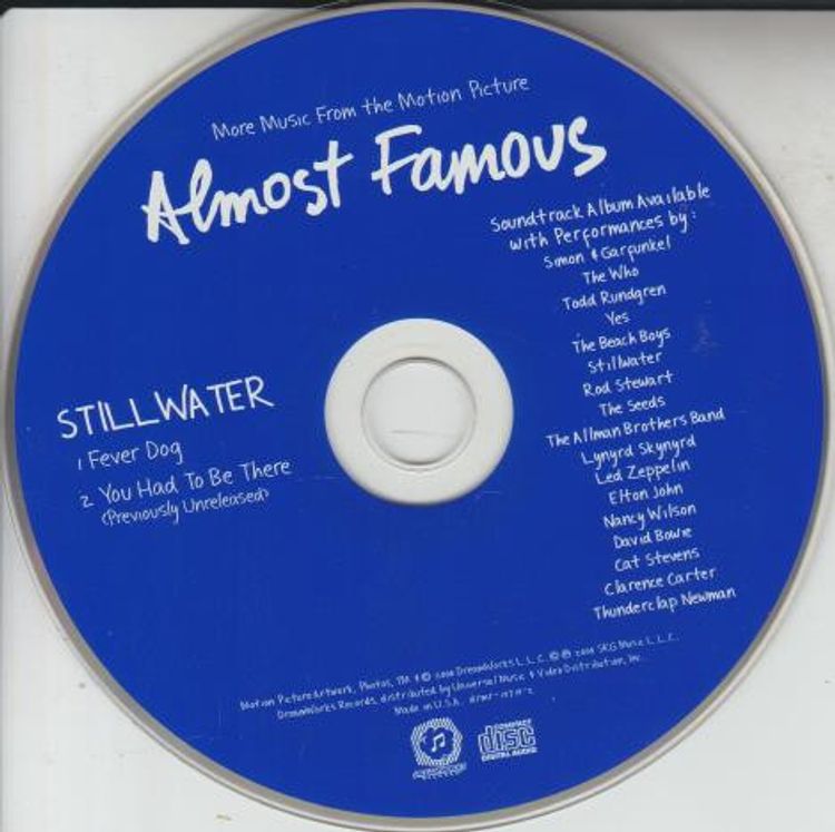 Stillwater - More Music From The Motion Picture Almost Famous ...