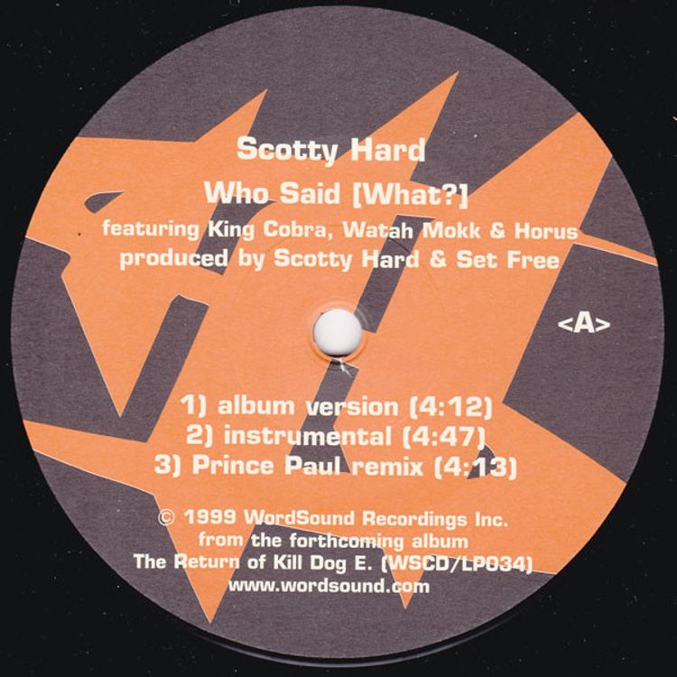 Scotty Hard & Spectre - Who Said [What?] / Psychotic Episodes (EP ...
