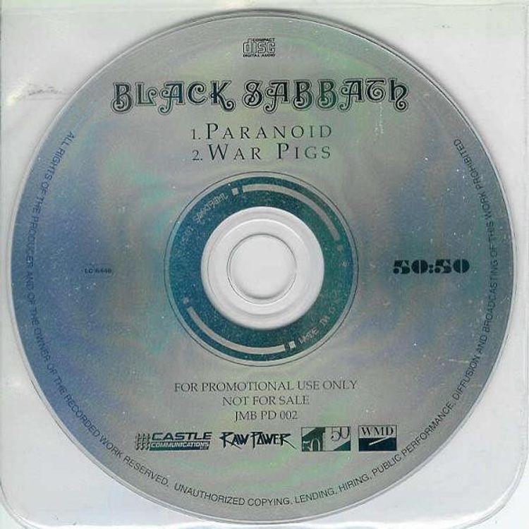 Black Sabbath - Paranoid / War Pigs (Single) - Reviews - Album of The Year