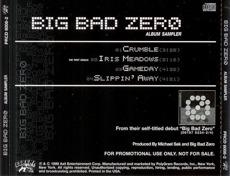 Big Bad Zero - Big Bad Zero (Sampler) (Miscellaneous) - Reviews - Album ...