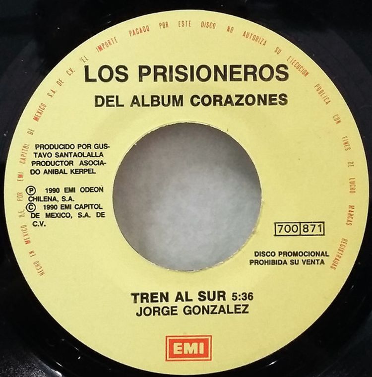 Los Prisioneros - Tren al Sur (Single) - Reviews - Album of The Year