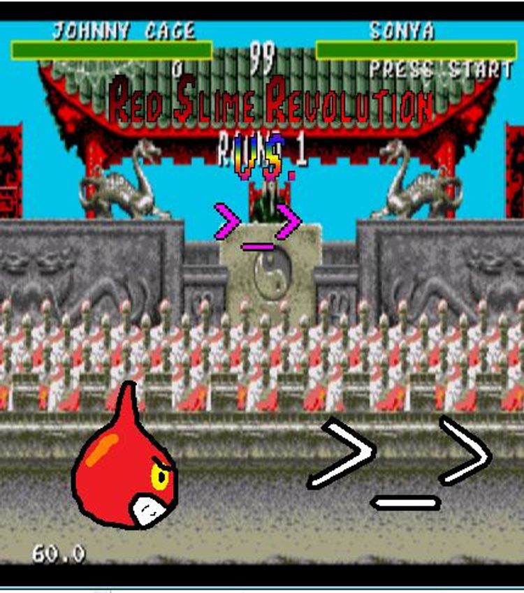 Red Slime Revolution & >_> - Red Slime Revolution vs >_> - Reviews ...