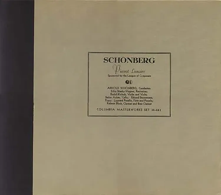 Arnold Schoenberg / Erika Stiedry-Wagner / Stefan Auber / Kalman Bloch ...