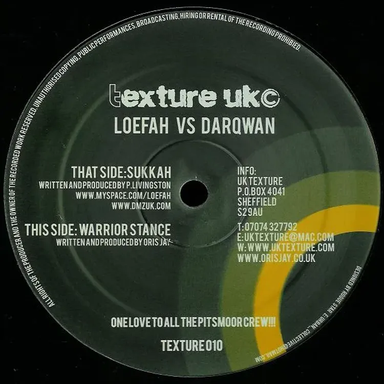 Loefah & Darqwan - Sukkah / Warrior Stance - Reviews - Album of The Year