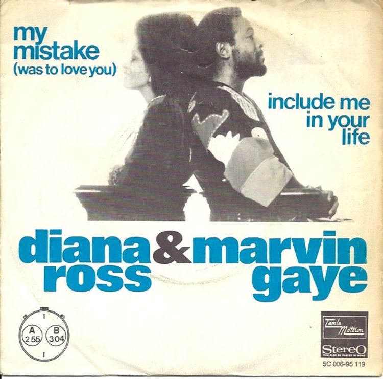 Diana Ross & Marvin Gaye - My Mistake (Was To Love You) (Single ...