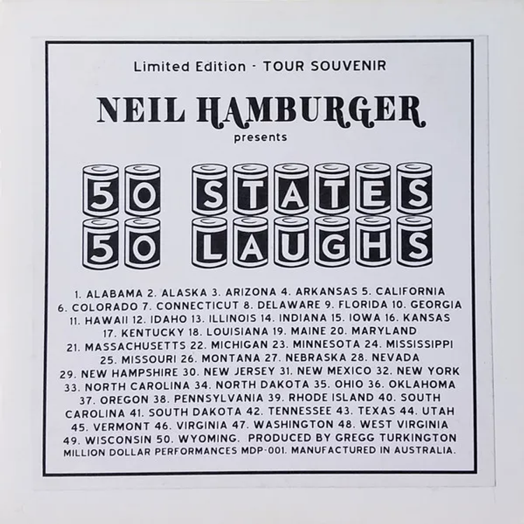 Neil Hamburger - 50 States 50 Laughs - Reviews - Album of The Year