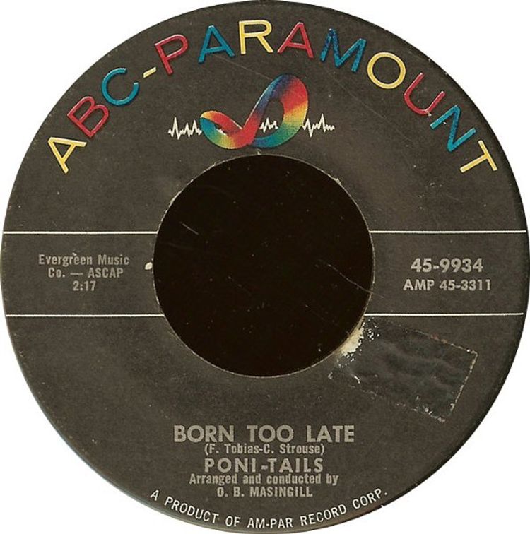 The Poni-Tails - Born Too Late (Single) - Reviews - Album of The Year