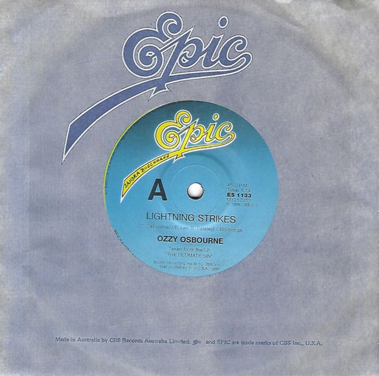 Ozzy Osbourne - Lightning Strikes (Single) - Reviews - Album of The Year